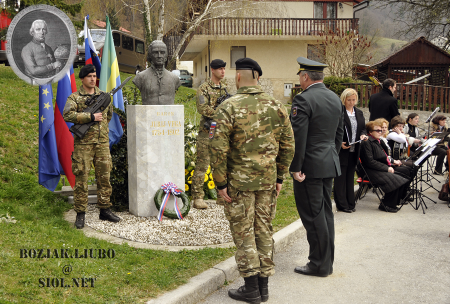 Slavje ob 260-letnici rojstva barona Jurija Vege | Spletni portal obramba.com