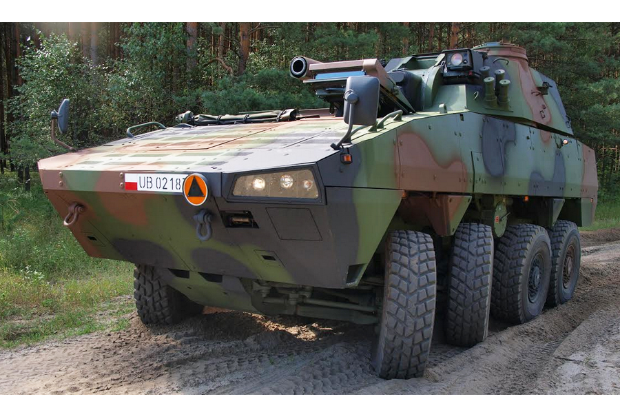 Poljska bo naročila novih 96 oklepnikov rosomak 8x8 (Patria AMV ...