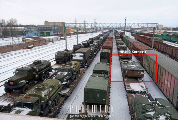 Rusija v Belorusijo namestila protitankovska oklepnike 9P162 kornet-T ...